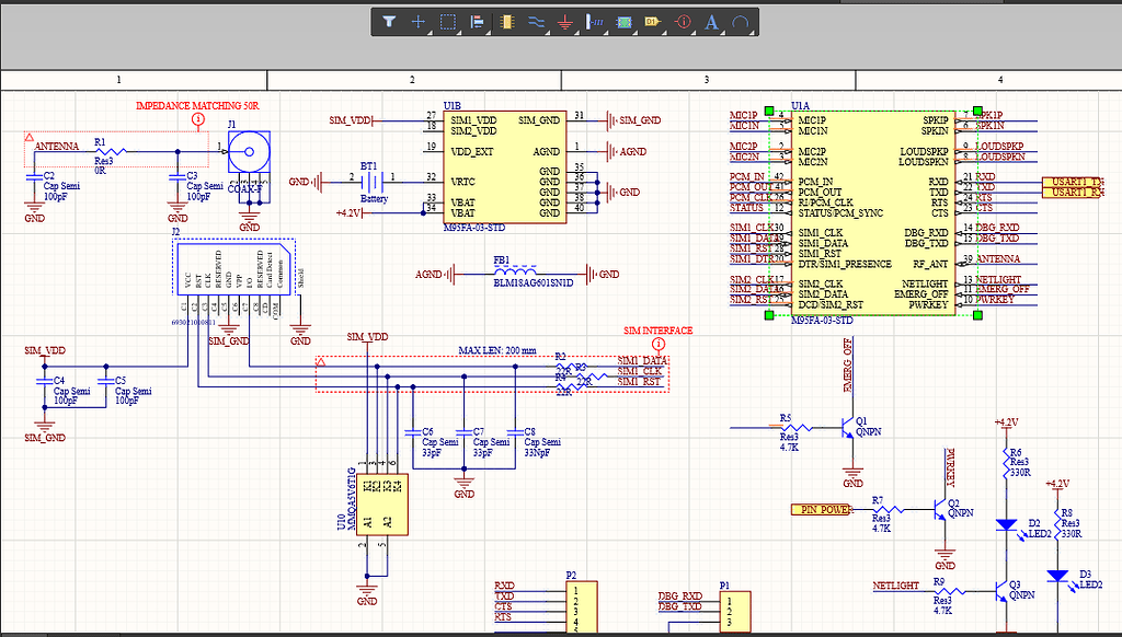 M95 SIM1 VDD Doesn't appear on my board - GSM Module - Quectel Forums