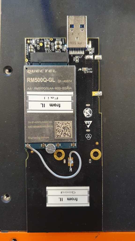 Firmware for AA RM500QGLAA-M20-SGASA (Engineering sample version) - 5G Module - Quectel Forums