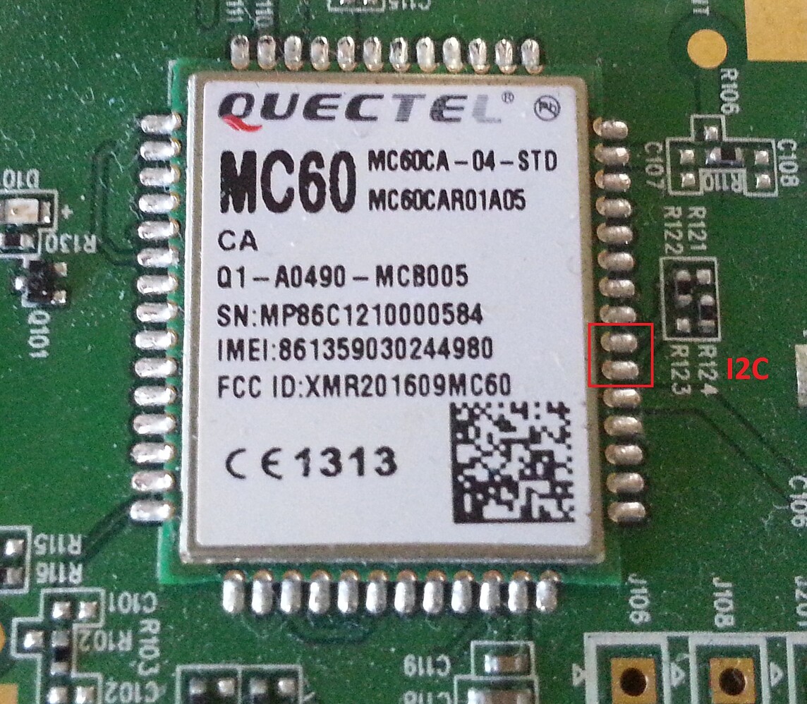 MC60 I2C fails to read - GSM Module - Quectel Forums