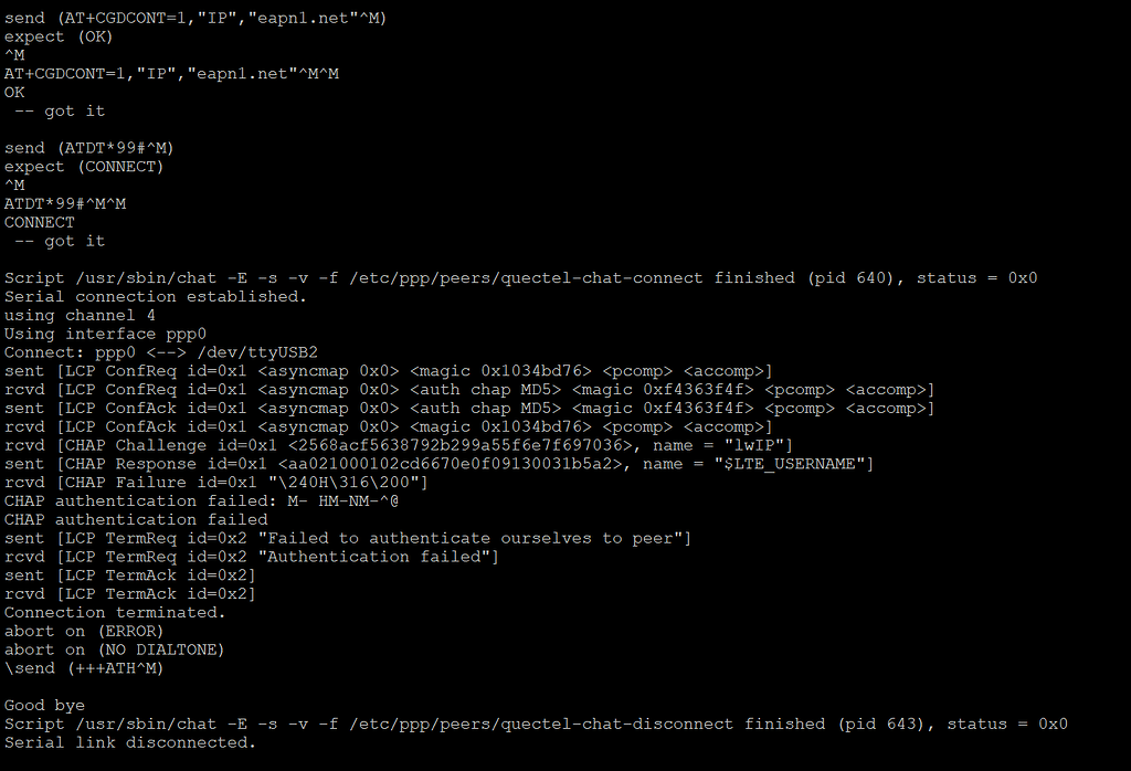 CHAP Authentication Failure in EG915U Module - Software General Function - Quectel Forums