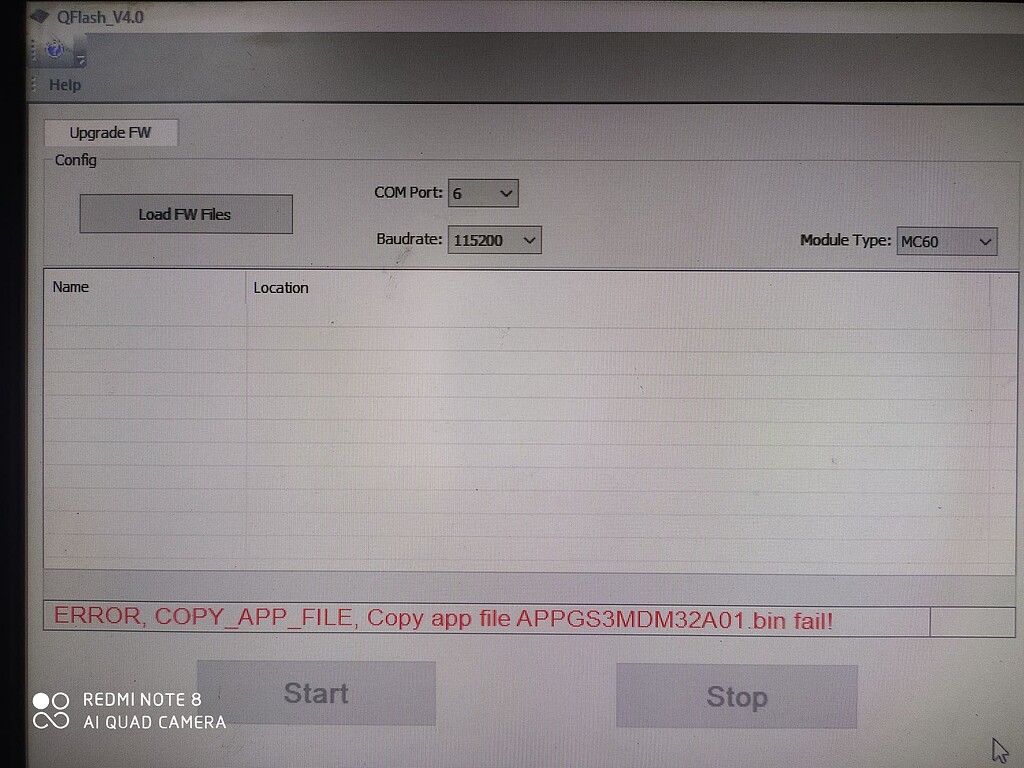 Load FW Files in QFlash - Open Solution - Quectel Forums