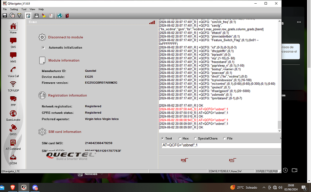 Help with ECM mode and usbnet, with EG25-G - Technical Subjects ...