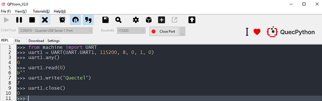 [Document sharing]-UART Development - QuecPython - Quectel Forums
