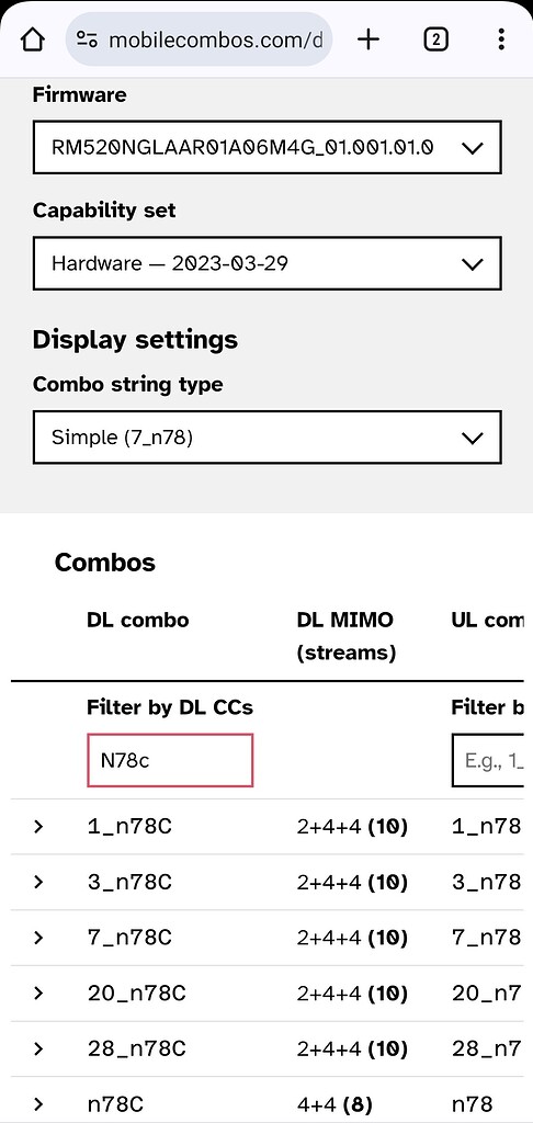 Quectel RM520N-GL N78 band aggregation - 5G Module - Quectel Forums