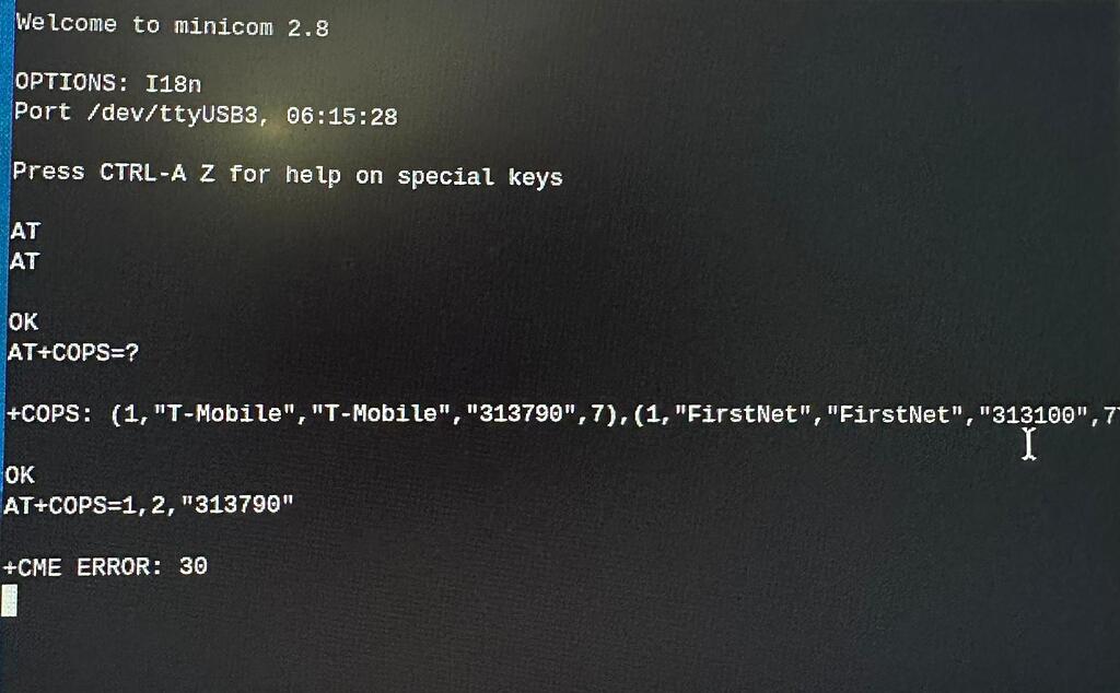 Cant connect T-Mobile SIM to QUECTEL RM502Q-AE - 5G Module - Quectel Forums