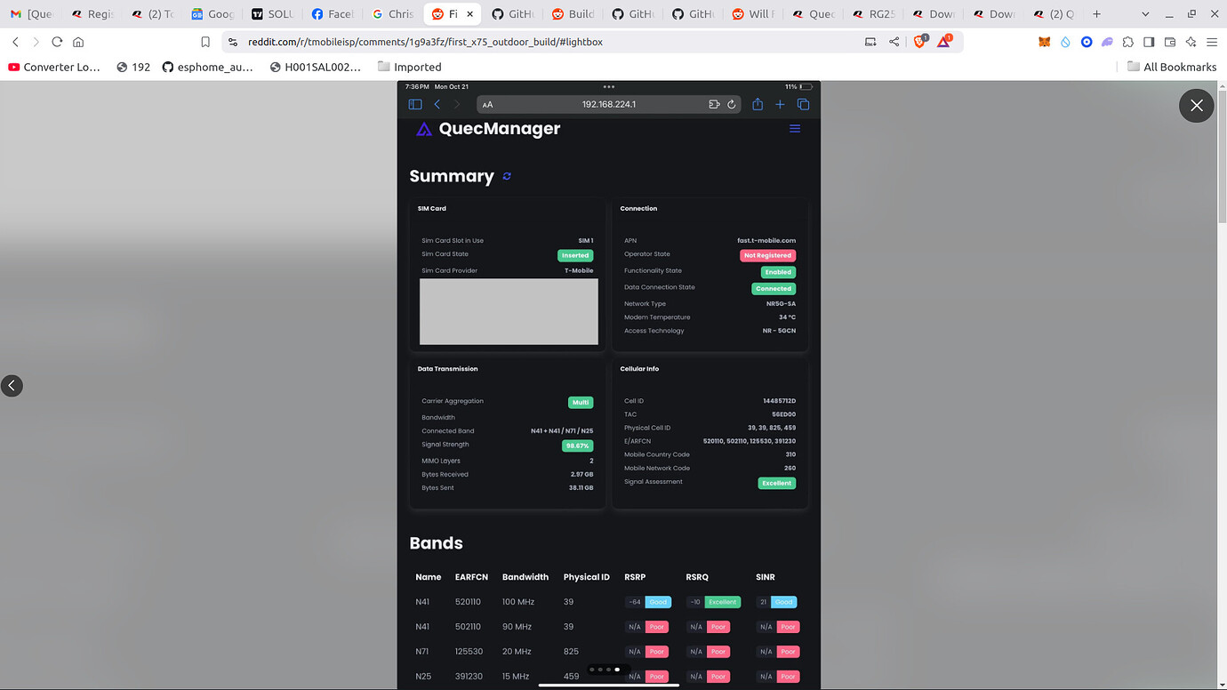 Quecmanager download - 5G Module - Quectel Forums