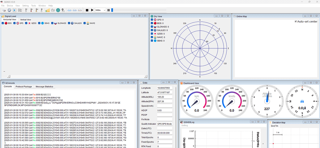 QGNSS tool operation - GNSS - Quectel Forums