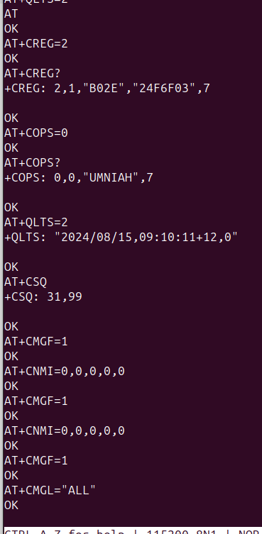 Receive calls or messages - LTE Standard Module - Quectel Forums