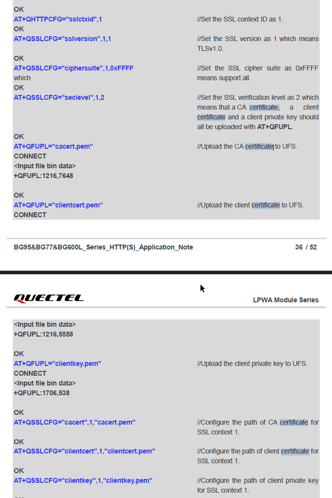 BG95: COAP: Certificate Mode - LPWA Module - Quectel Forums