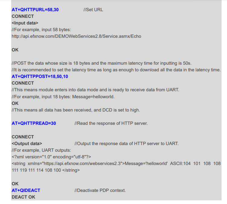 Post request with m66 gsm/gprs module - GSM Module - Quectel Forums