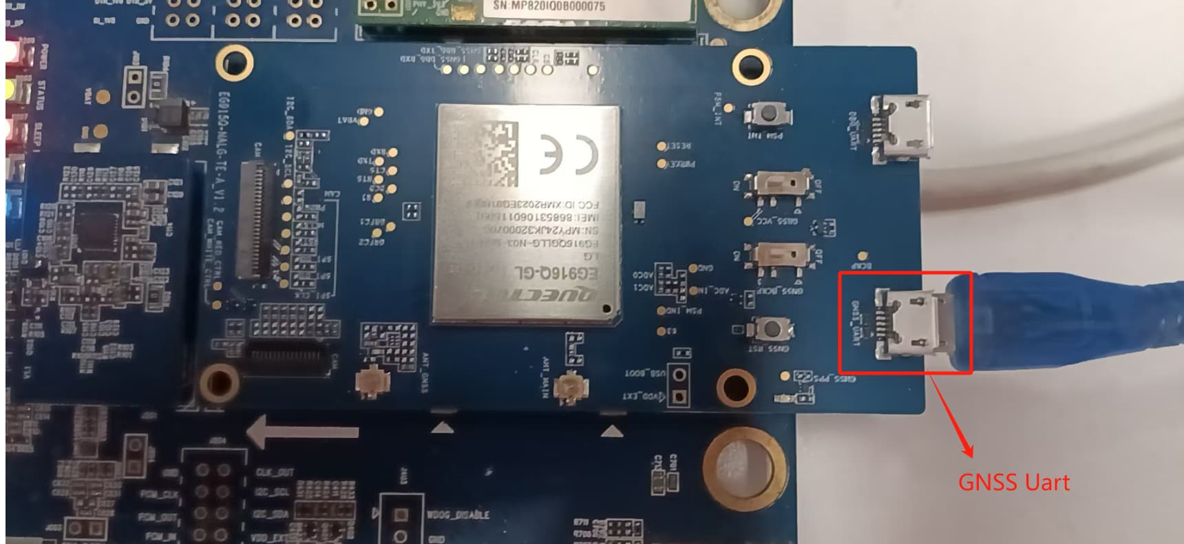 Enabling GNSS UART for EG916Q module - LTE Standard Module - Quectel Forums