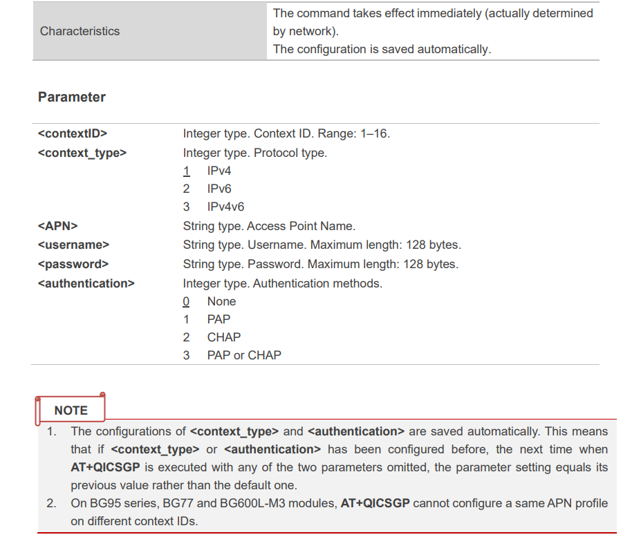 BG95-M3 APN credentials and authentication method configuration - LPWA Module - Quectel Forums