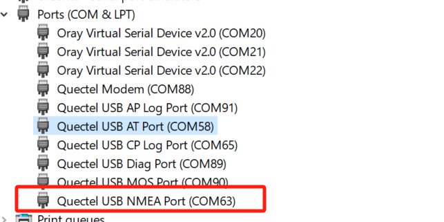 GPS data is not being transmitted over the USB (usbnmea) port on a Quectel EC200UCNAA - LTE ...