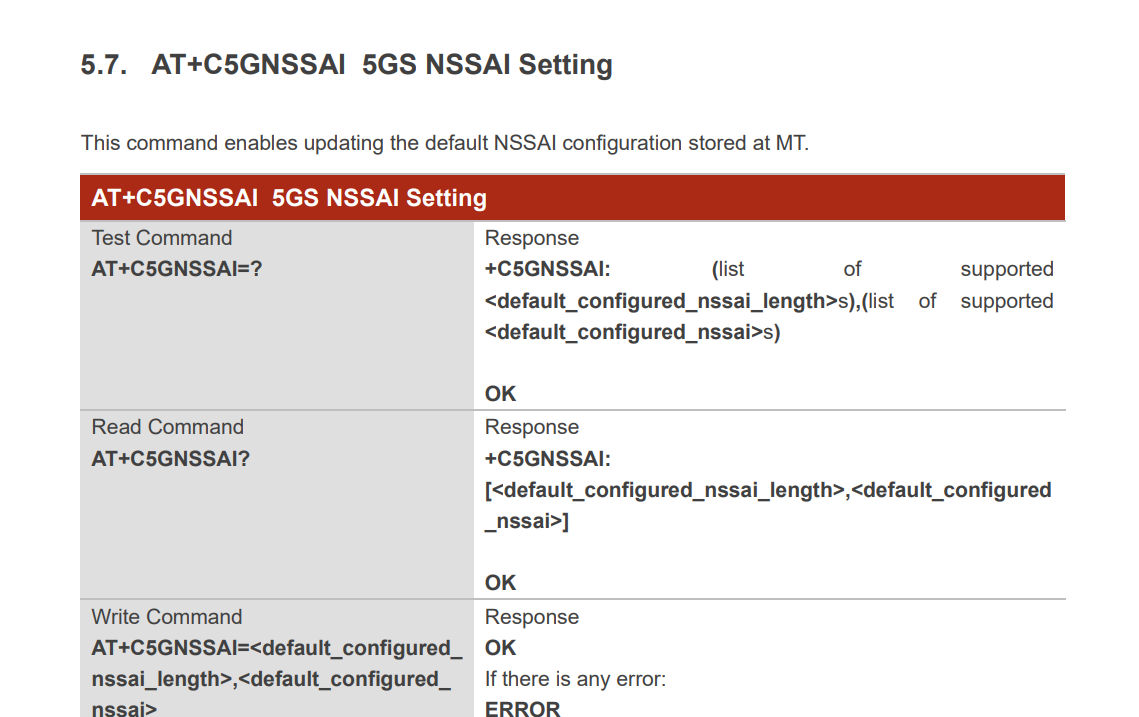 How to Clear Configured NSSAI? - 5G Module - Quectel Forums